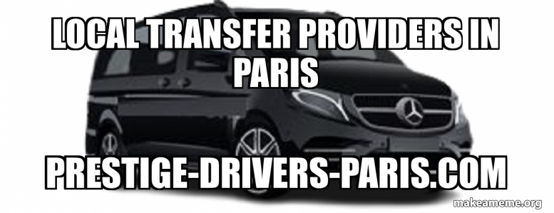 Local transfer providers in Paris prestige-drivers-paris.com Meme Generator