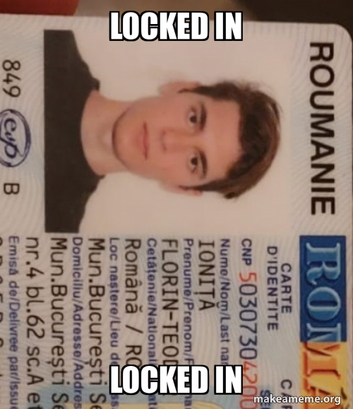 locked in locked in Meme Generator