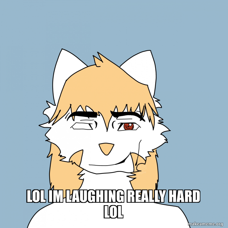 lol im laughing really hard lol Meme Generator