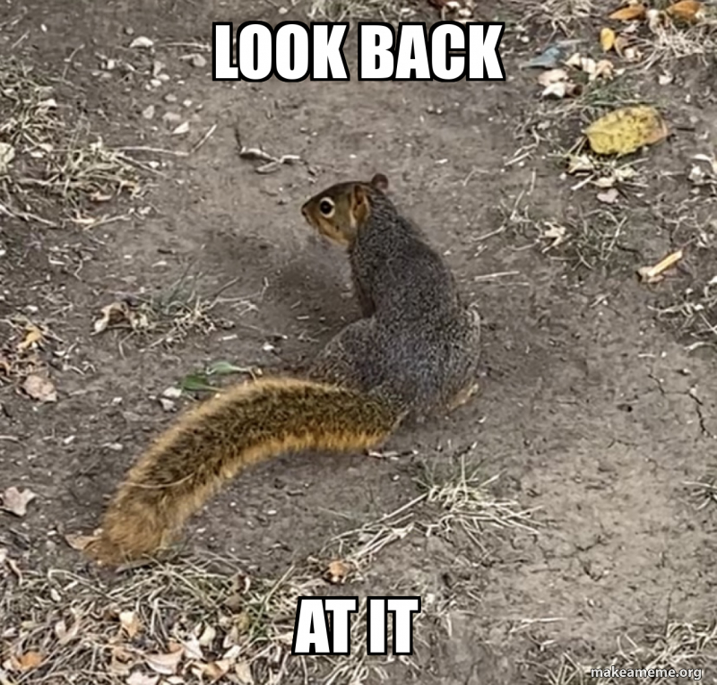 LOOK BACK At IT Meme Generator