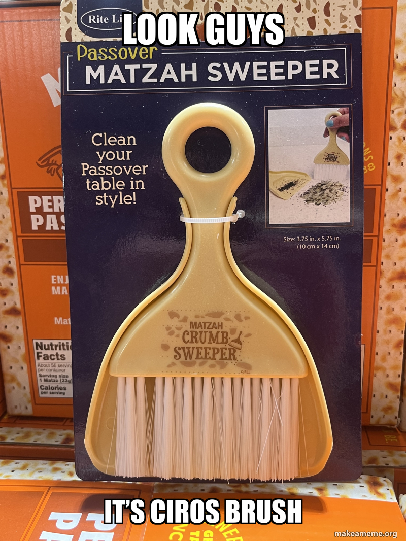 Look guys It’s ciros brush Meme Generator