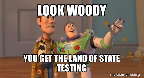 Look Woody You Get The Land Of State Testing - Buzz and Woody (Toy ...