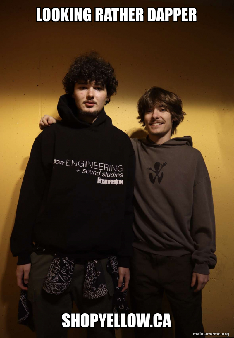 Looking rather dapper ShopYellow.ca Meme Generator