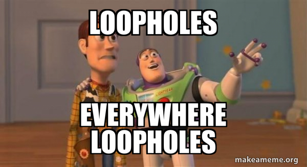 Loopholes everywhere loopholes - Buzz and Woody (Toy Story) Meme Meme ...