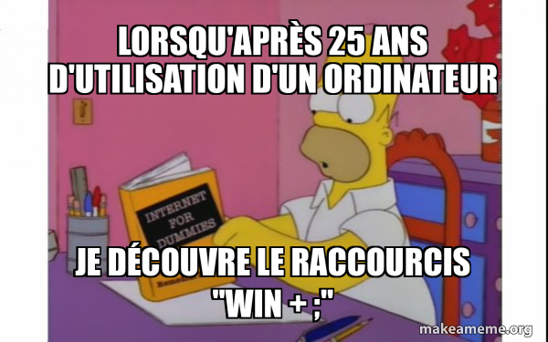 Lorsqu'après 25 ans d'utilisation d'un ordinateur Je découvre le ...