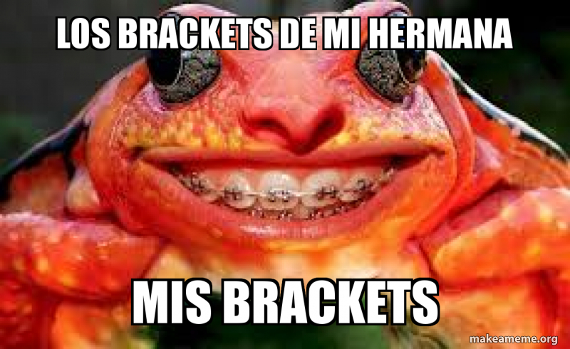 Los brackets de mi hermana mis brackets Meme Generator