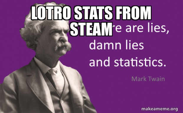 LOTRO STATS FROM STEAM Meme Generator