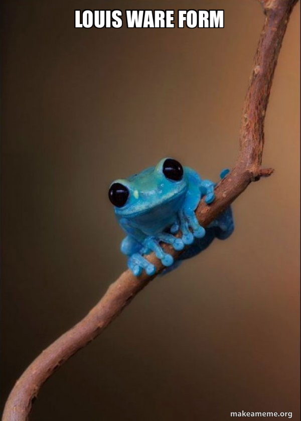 Louis ware Form - Small Fact Frog Meme Generator