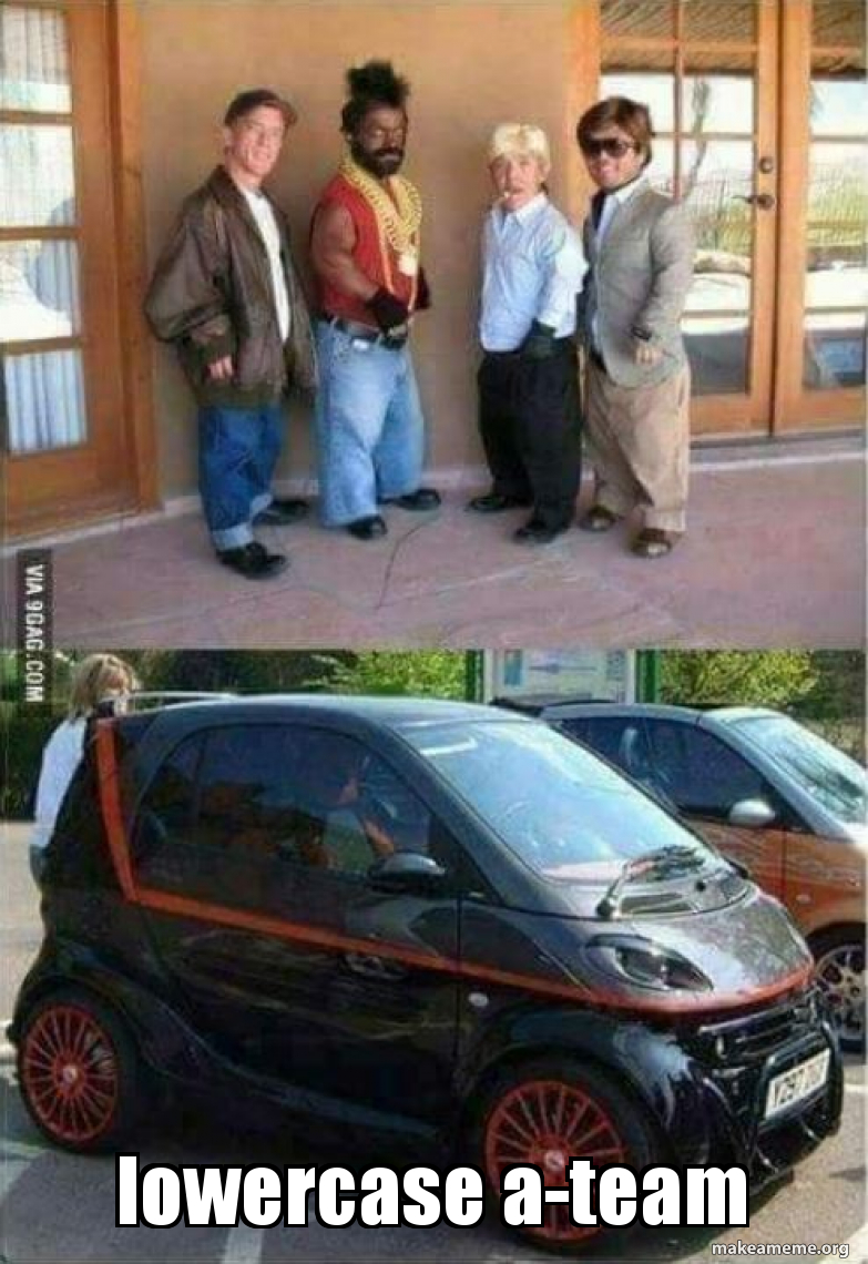 lowercase a-team Meme Generator
