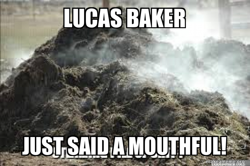 Lucas baker Just said a mouthful! Meme Generator