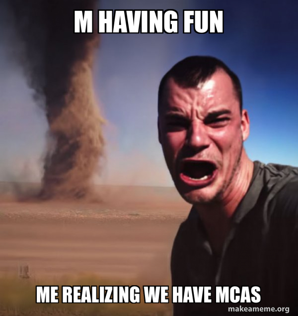 m having fun me realizing we have mcas - Tornado Guy Meme Generator
