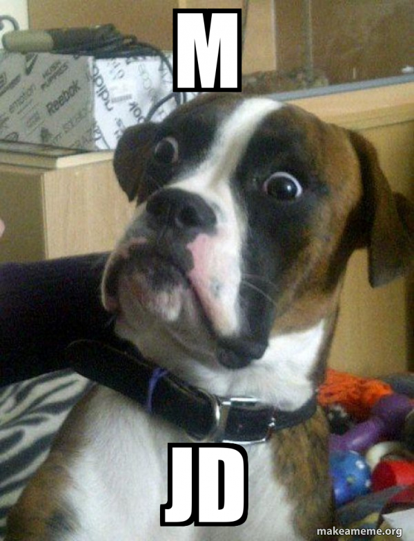 M Jd - Skeptical Dog Meme Generator
