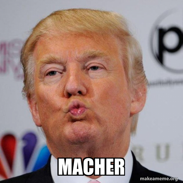 Macher - Donald Trump Kissing Meme Generator