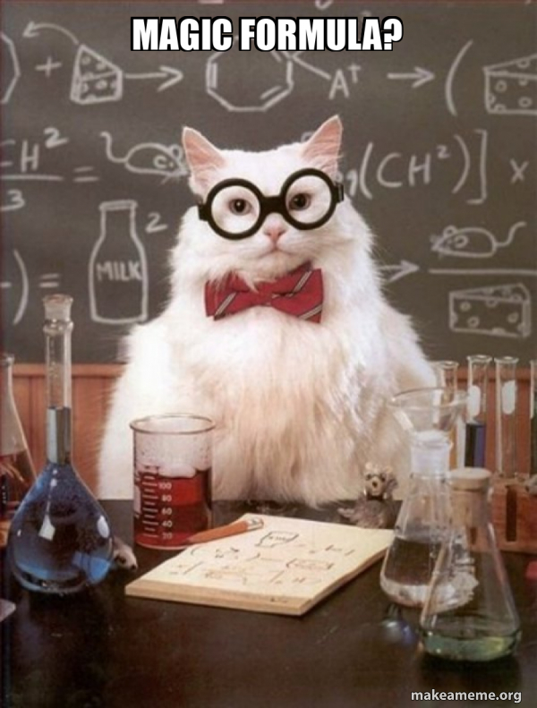Magic Formula? - Chemistry Cat Meme Generator