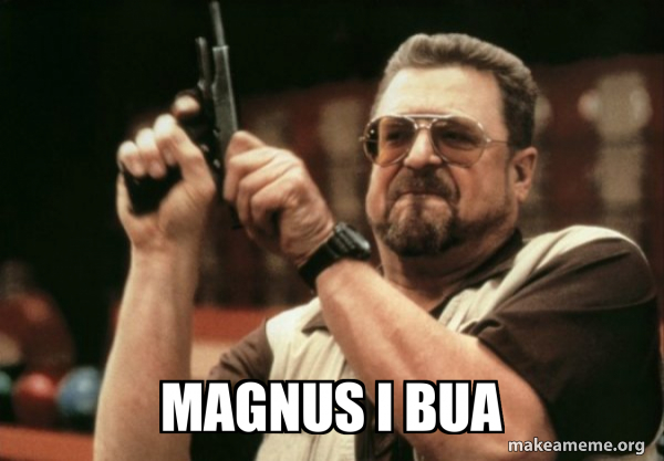 Magnus i bua - Am I the only one Meme Generator