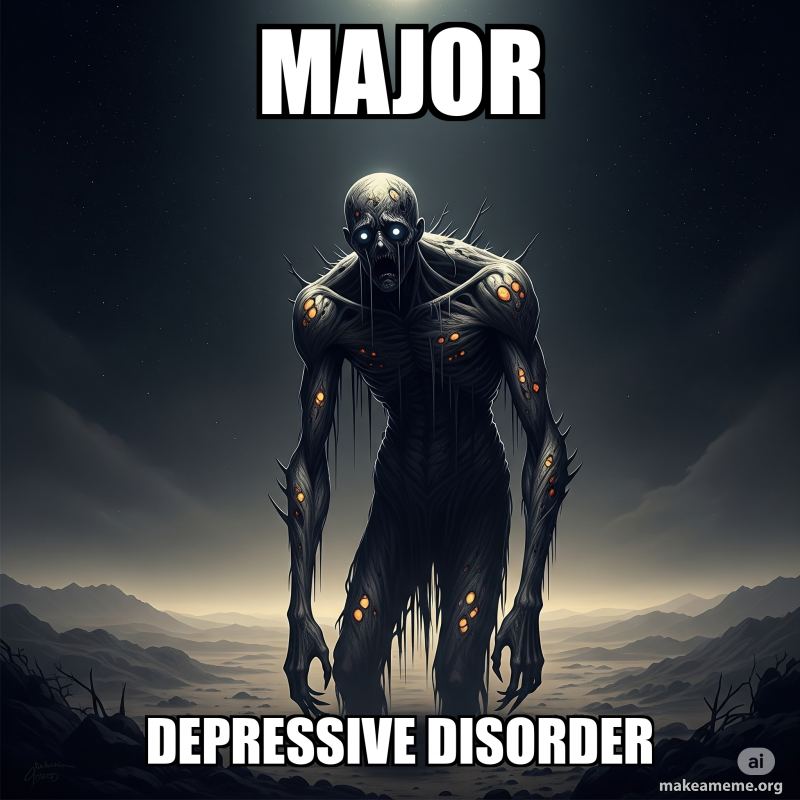 Major Depressive disorder Meme Generator
