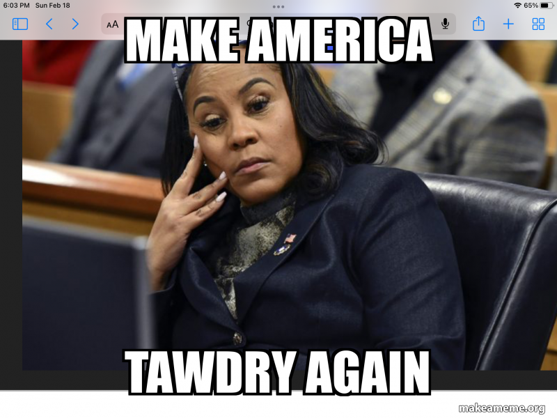 Make america Tawdry again Meme Generator