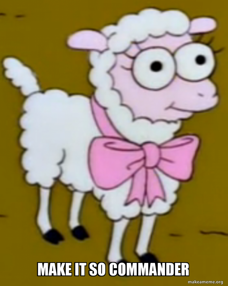 make it so commander Meme Generator