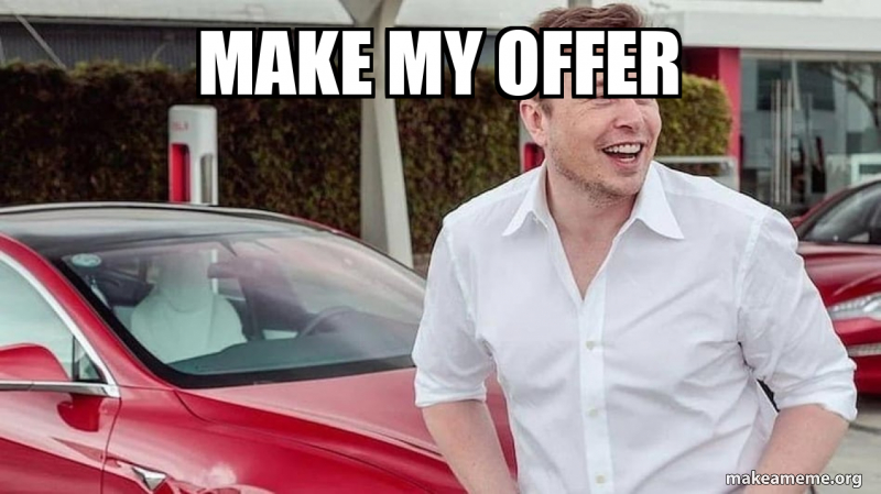 Make my offer Meme Generator