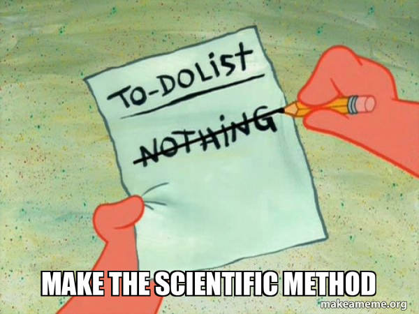Make the Scientific Method - TO-DO List Meme Generator