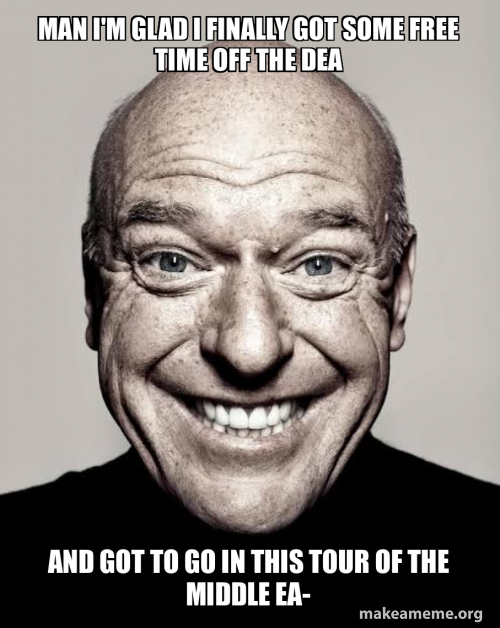 Man i'm glad i finally got some free time off the dea And got to go in ...