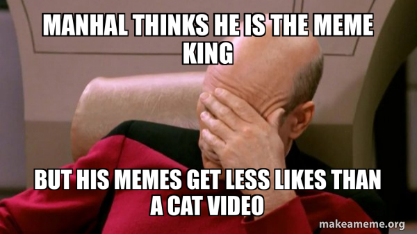 Manhal thinks he is the Meme king But his memes get less likes than a ...