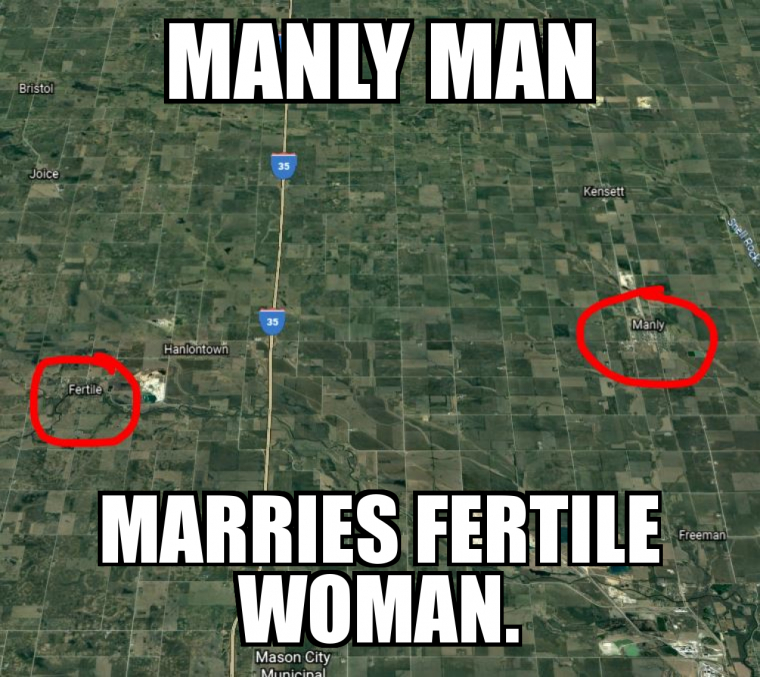 manly man marries fertile woman. Meme Generator