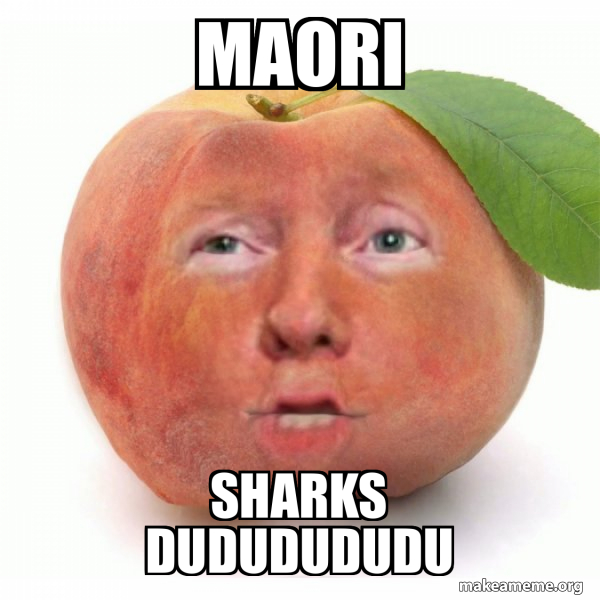 maori sharks dududududu - Impeached Donald Trump Meme Generator