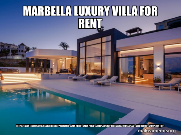 Marbella luxury villa for rent https://agent4stars.com/search-result ...