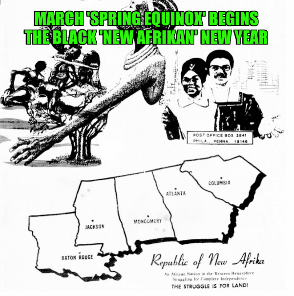 march 'spring equinox' begins the black 'new afrikan' new year Meme ...