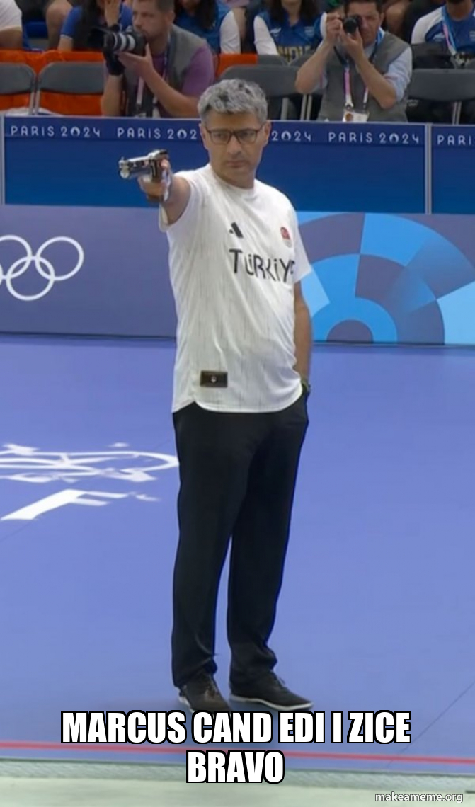 Marcus cand edi i zice bravo - Yusuf Dikec Meme Generator