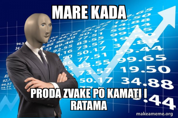 mare kada proda zvake po kamati i ratama - Stonks Only Go Up Meme Generator