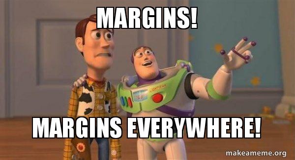 Margins! Margins everywhere! - Buzz and Woody (Toy Story) Meme Meme ...