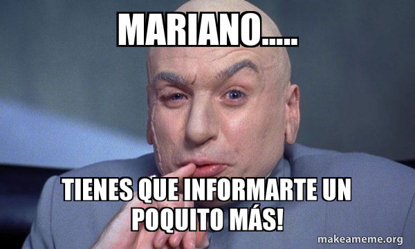 mariano..... tienes que informarte un poquito mÃ¡s! - You Complete Me ...