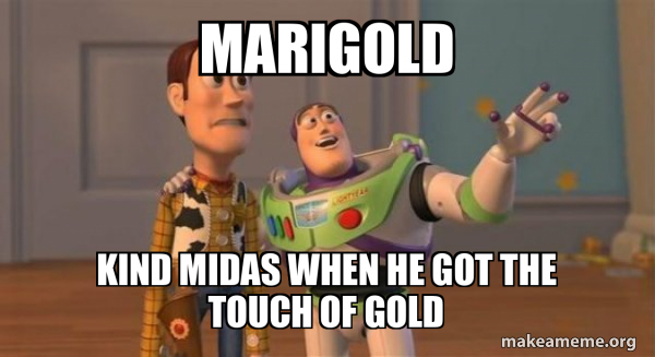 marigold kind midas when he got the touch of gold - Buzz and Woody (Toy ...