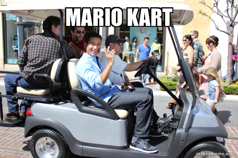 Mario kart Meme Generator
