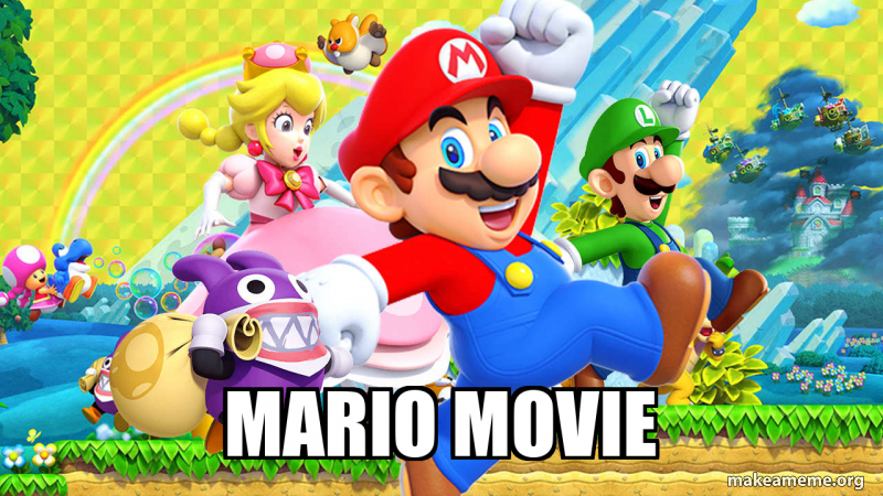 mario movie Meme Generator