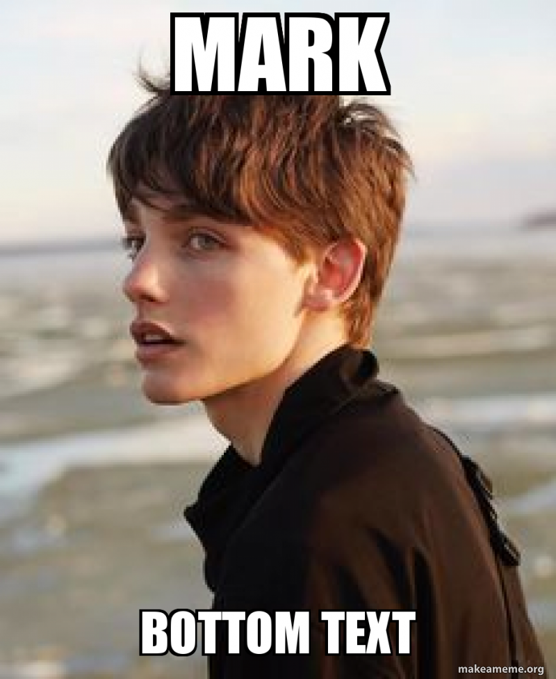 MARK BOTTOM TEXT Meme Generator