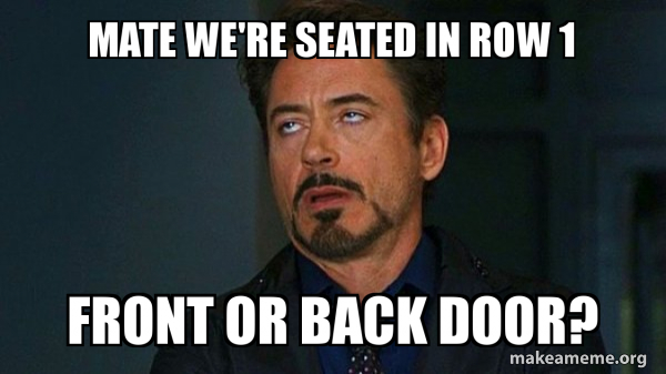 Front Row Memes
