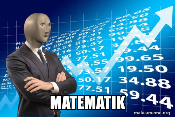Matematik - Stonks Only Go Up Meme Generator