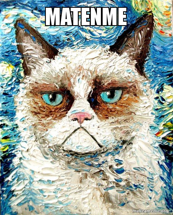 MATENME - Vincent Van No - Grumpy Cat Meme Generator