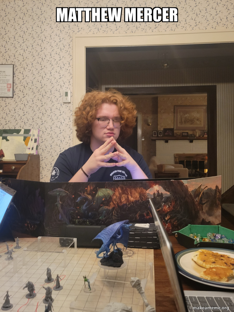 Matthew mercer Meme Generator