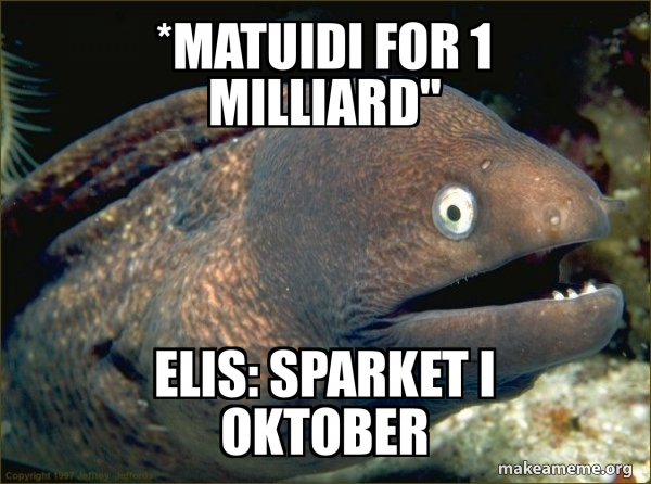 *Matuidi for 1 milliard" Elis: Sparket i oktober - Bad Joke Eel Meme ...