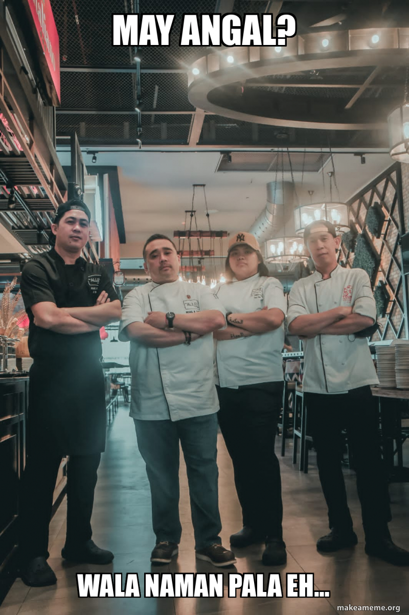 May angal? Wala naman pala eh… Meme Generator