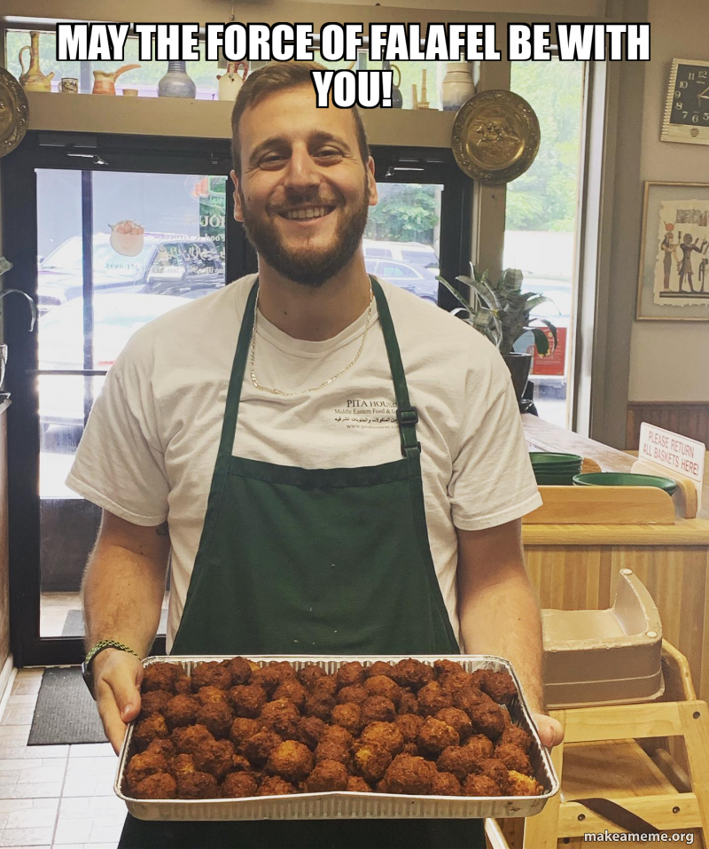 May the Force of Falafel be with you! Meme Generator