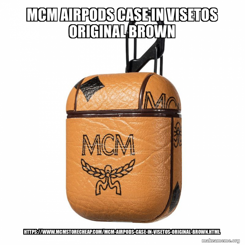 MCM Airpods Case In Visetos Original Brown https://www.mcmstorecheap ...
