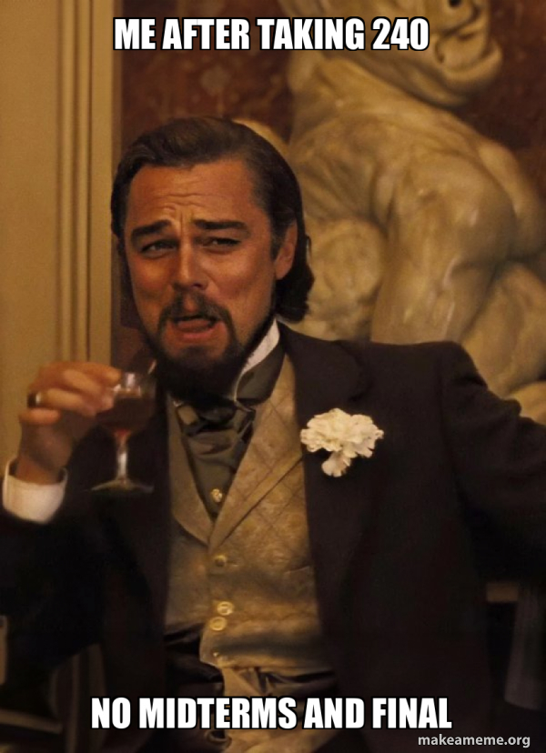 me after taking 240 no midterms and final - Leonardo DiCaprio Laughing ...
