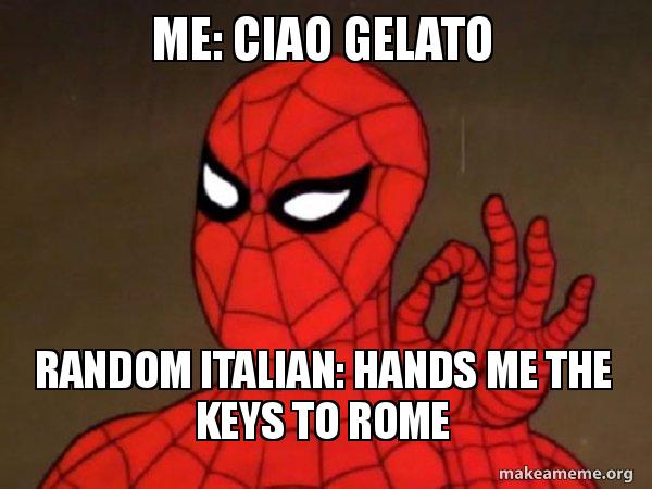Spiderman Italian Memes Who Copied Who Imgflip