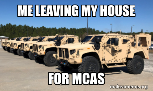 Me leaving my house for mcas Meme Generator