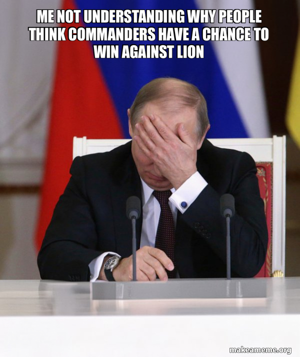 me not understanding why people think commanders have a chance to win ...